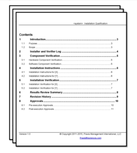 Installation Qualification (IQ) Template - Validation Center