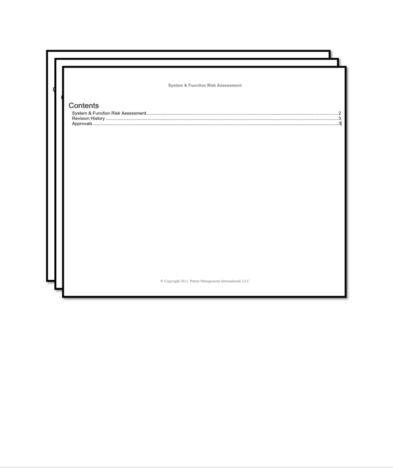 Customizable CSV Risk Assessment Template - Validation Center